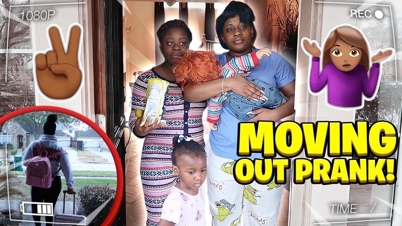 MOVING OUT PRANK IN SISTERS (HILARIOUS) - YouTube