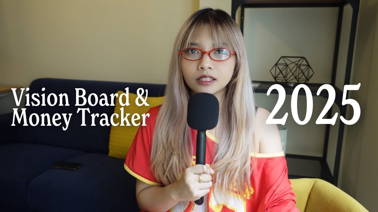 vision board & money tracker for 2025 - YouTube