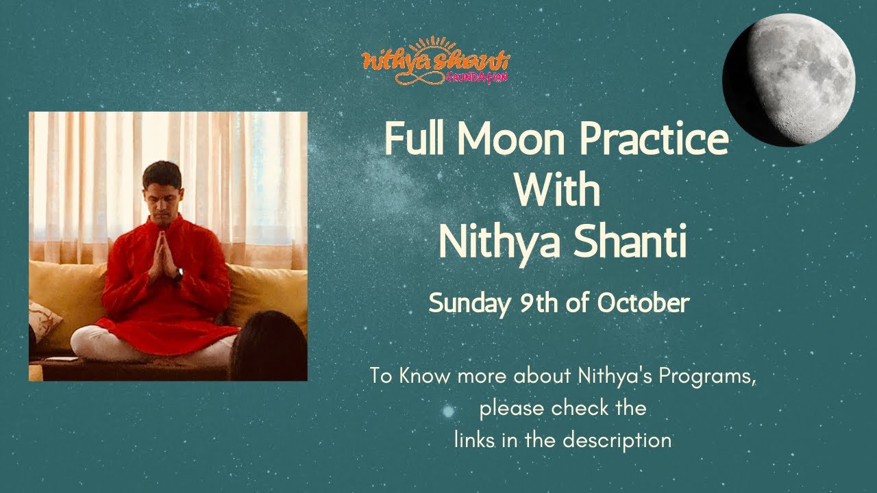 Live Full Moon Practice with Nithya Shanti at The Jackfruit Tree, Pune ...