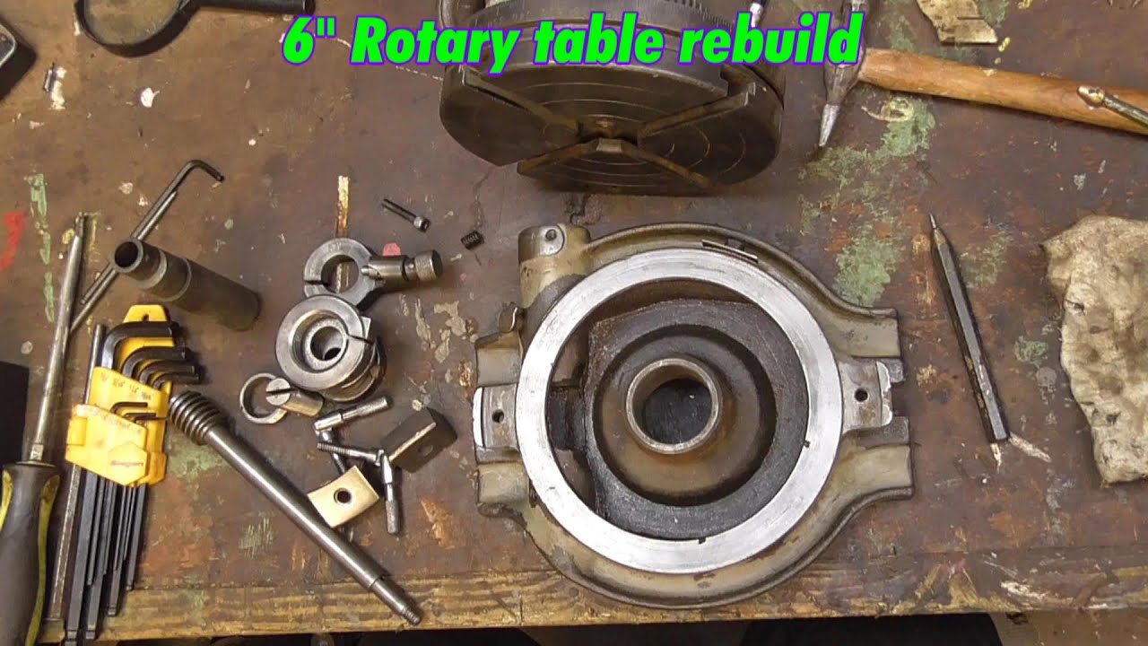 P2: 6" Rotary Table rebuild, Who's it made by? - YouTube