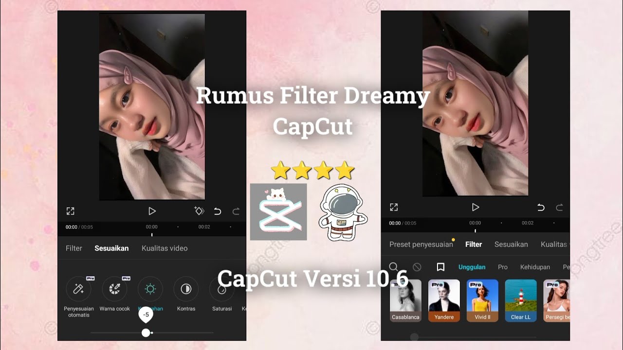 Rumus Filter Dreamy || CapCut Versi 10.6 - YouTube