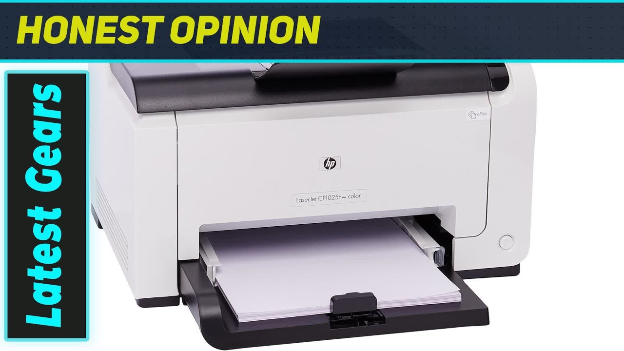 HP LaserJet Pro CP1025nw: The Smartest Color Laser Printer Choice - YouTube