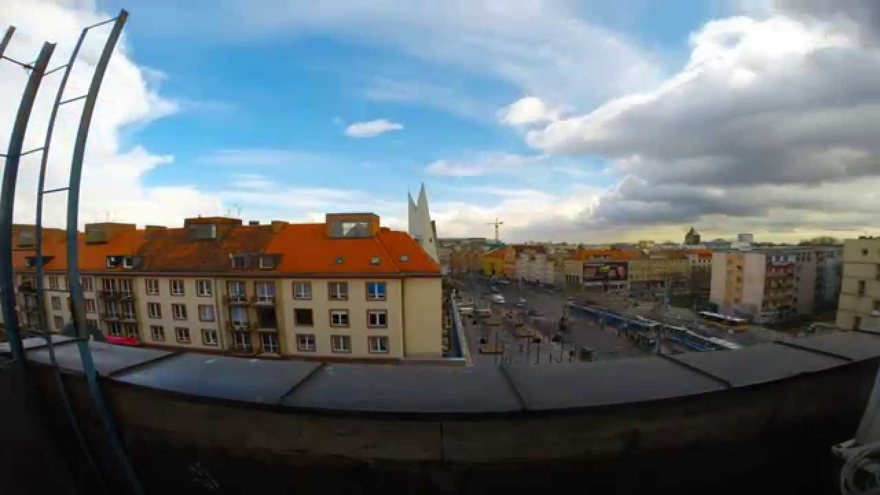 Wroclaw, Poland: Winter Weather GoPro Time Lapse [Kazimierza Wielkiego ...