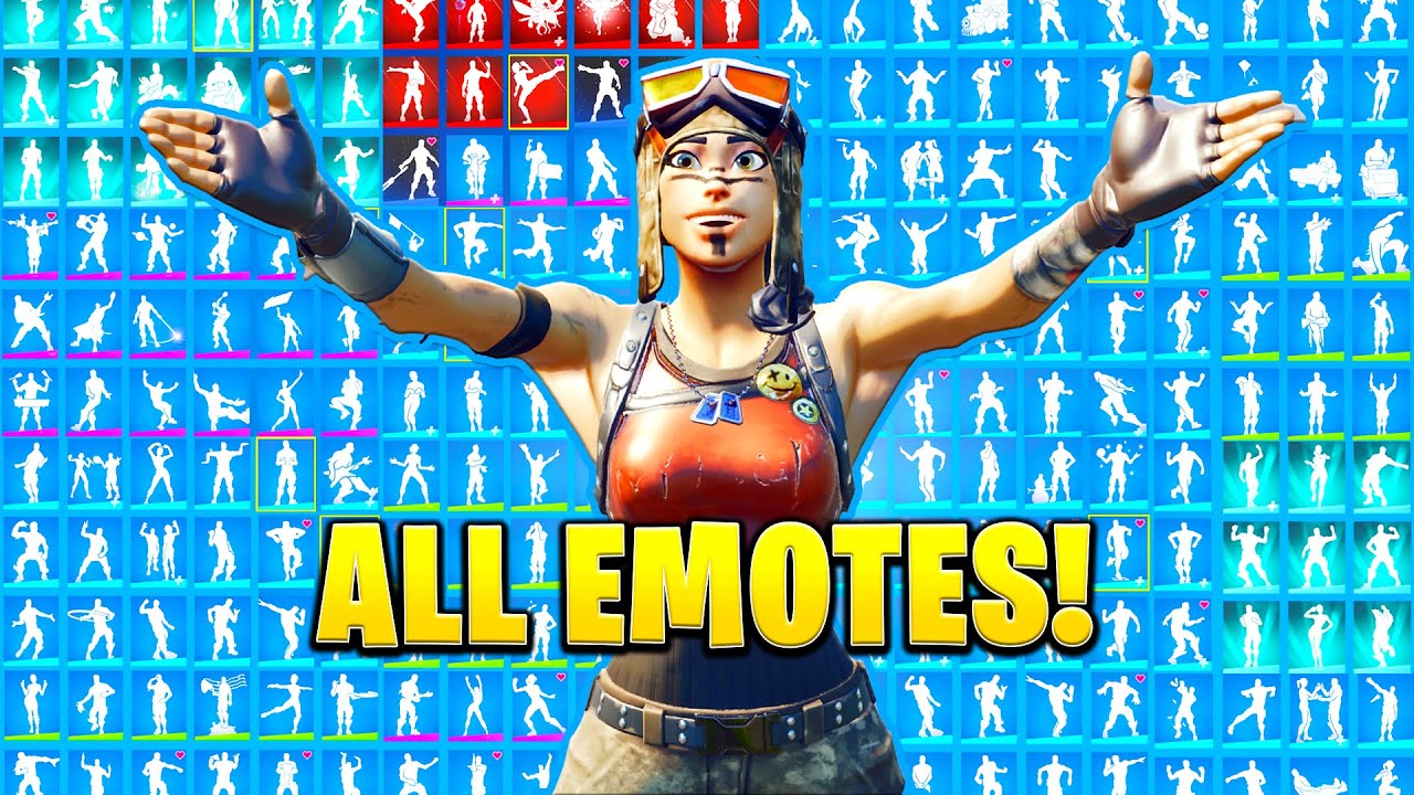 This Locker Has Many Old Rare Emotes! - YouTube