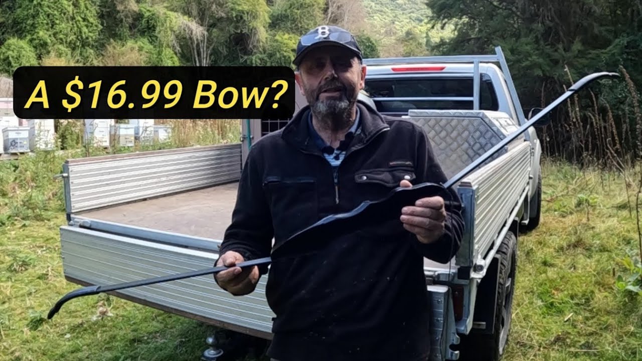$16 Dollar Long Bow - Catch and Cook - YouTube