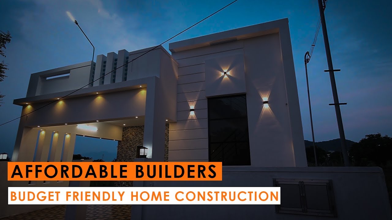 Single Floor House Construction | Low Budget | Builders in Theni | Aarco Builders - YouTube