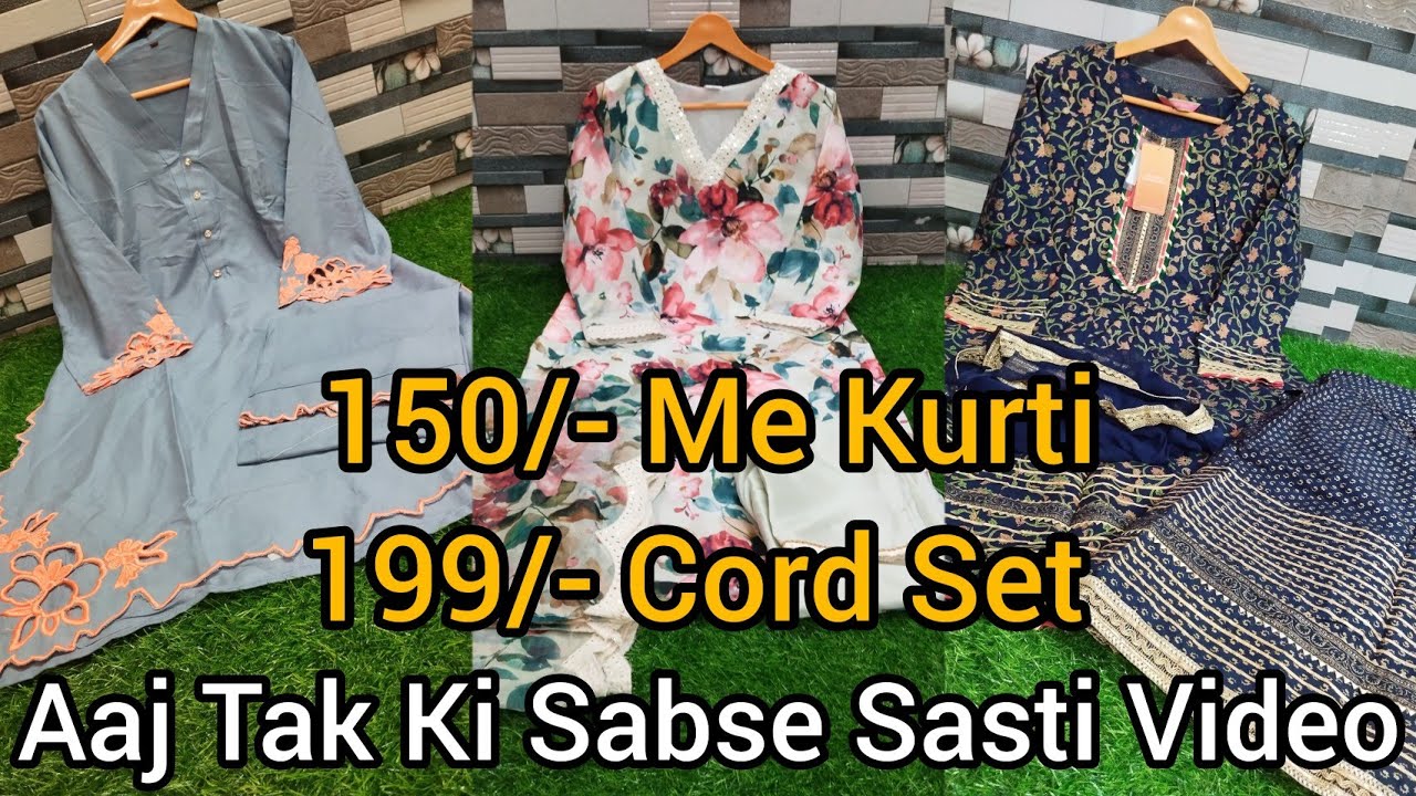 Abhi Taq Ki Sabse Best kurti Sabse Saste rate| Sahra Collection| 150 ...