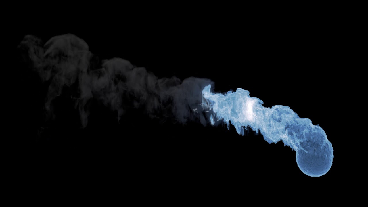 Blue to Green Fireball - YouTube