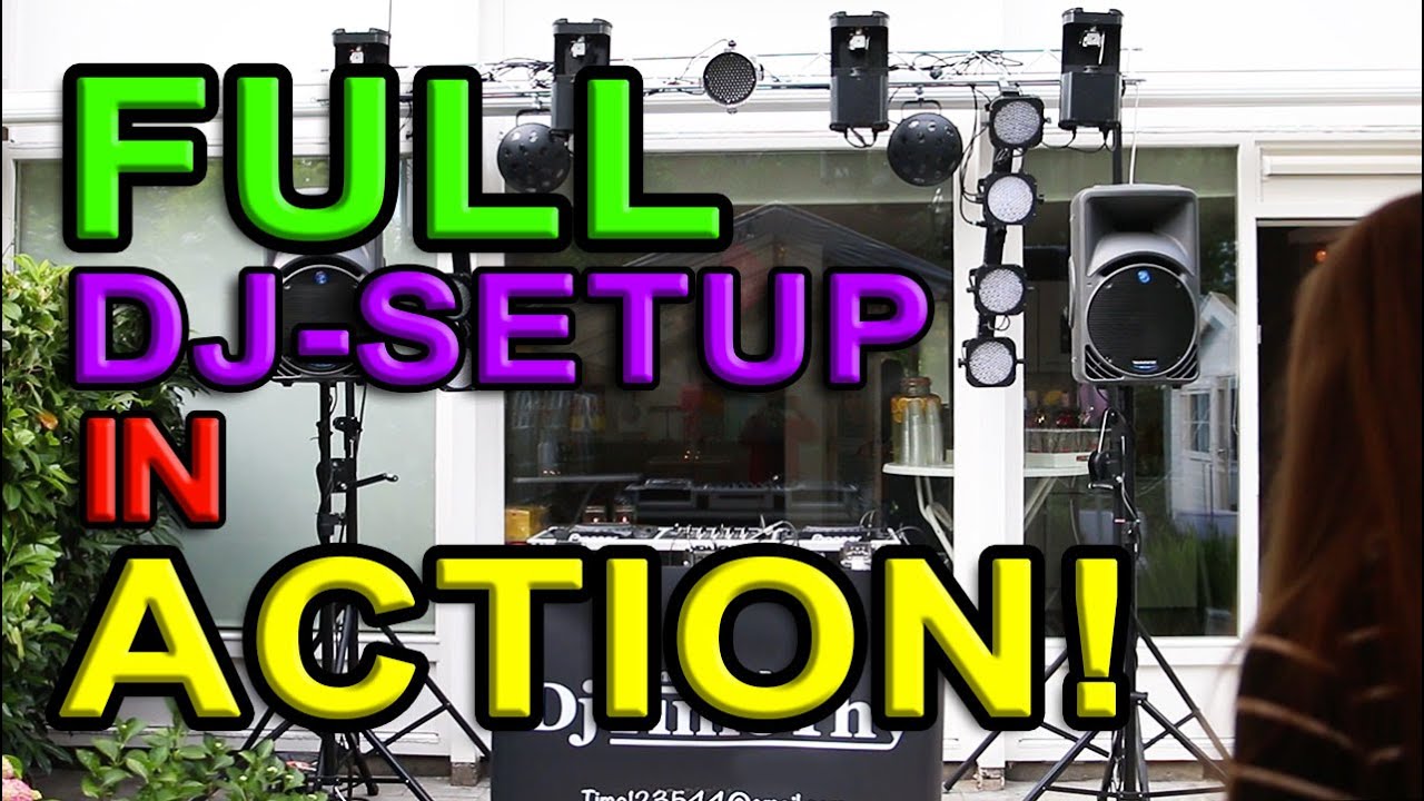 MY FULL DJ SETUP IN ACTION!! | GIG LOG 10 Juni 2016 | DJTIMOTHY - YouTube