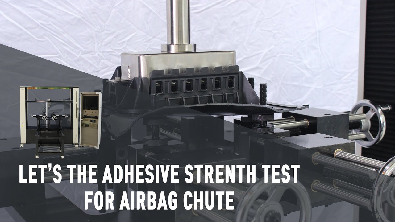 PAB CHUTE Adhesive Strength Test Machine Testing Drive - YouTube