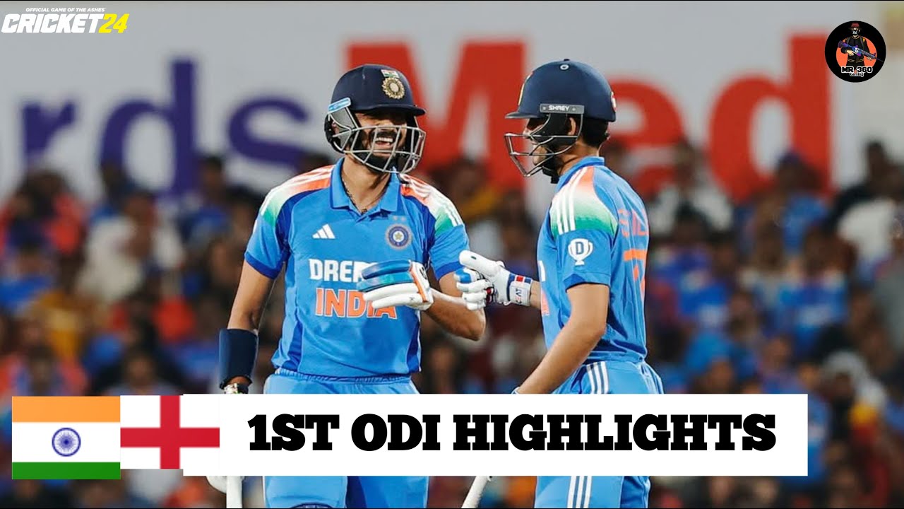 India vs England 1st ODI Highlights 2025 | IND vs ENG 1st ODI Full ...