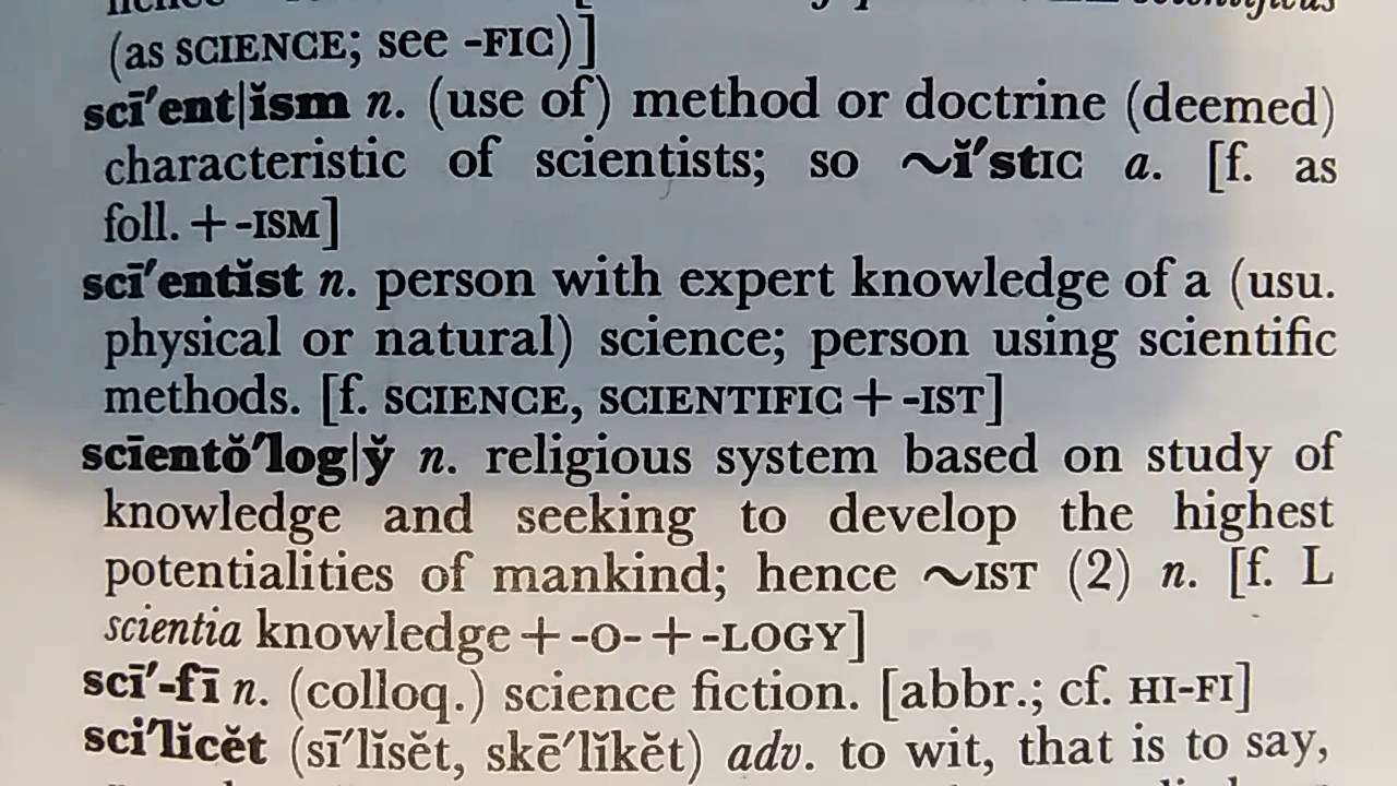 Natural Scientist / Reading the Concise Oxford Dictionary John Peel ...