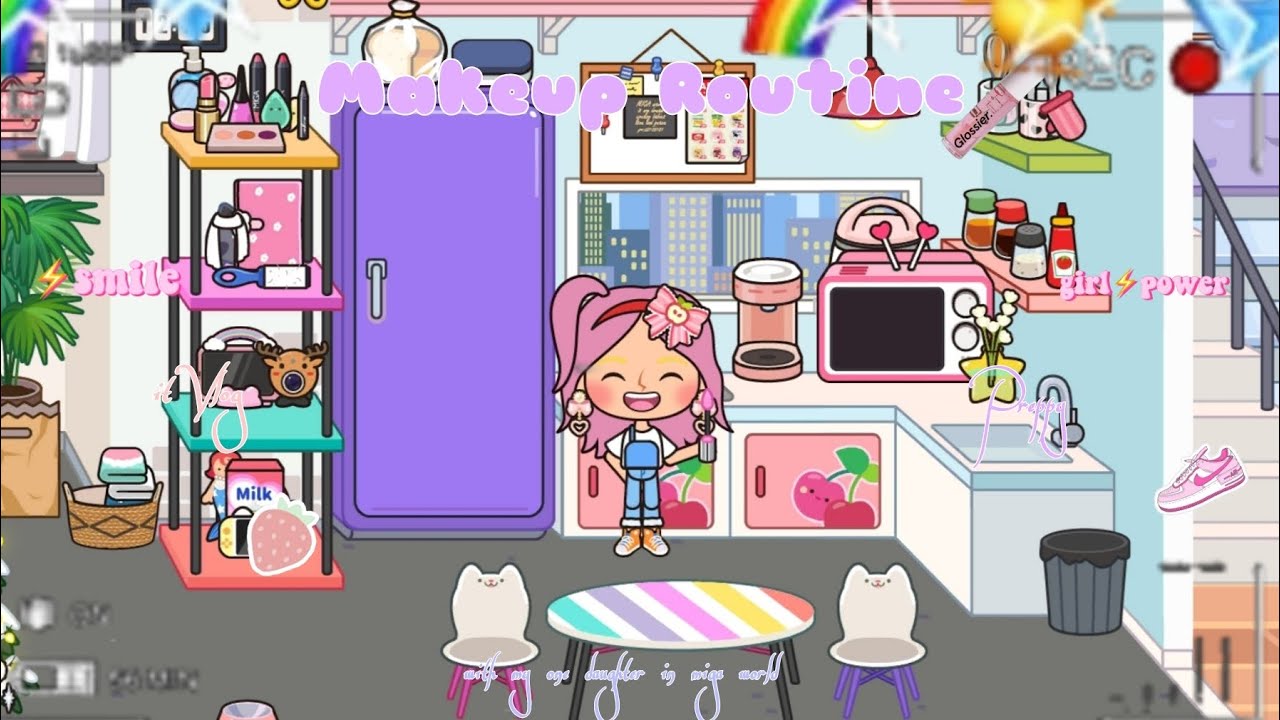 Doing My Makeup Routine in Miga World |Vlogmas day 4 |Life W/Bryanna ...