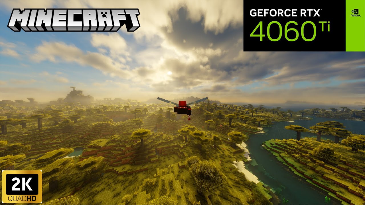 Minecraft in RTX 4060 Ti 🔥 - YouTube
