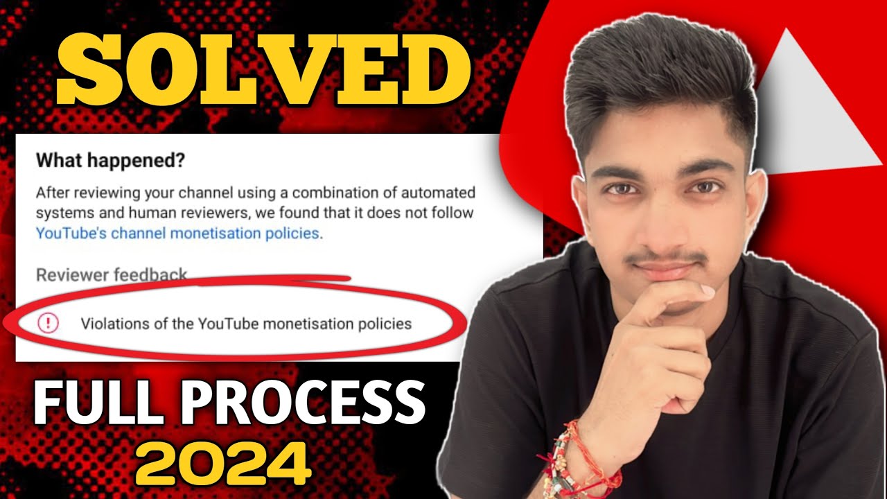 Violations of the Youtube monetization policies Problem Solved I ...