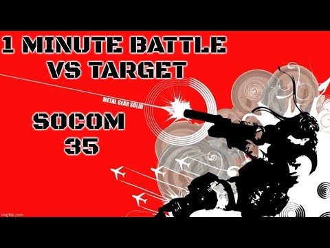 MGS1 VR Missions 1 Minute Battle - VS Target - Socom 35 - YouTube