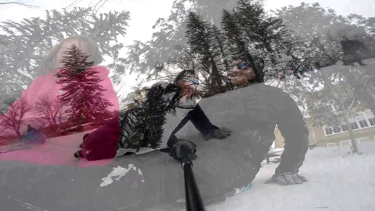 Daddy and Daughter Snow day - YouTube