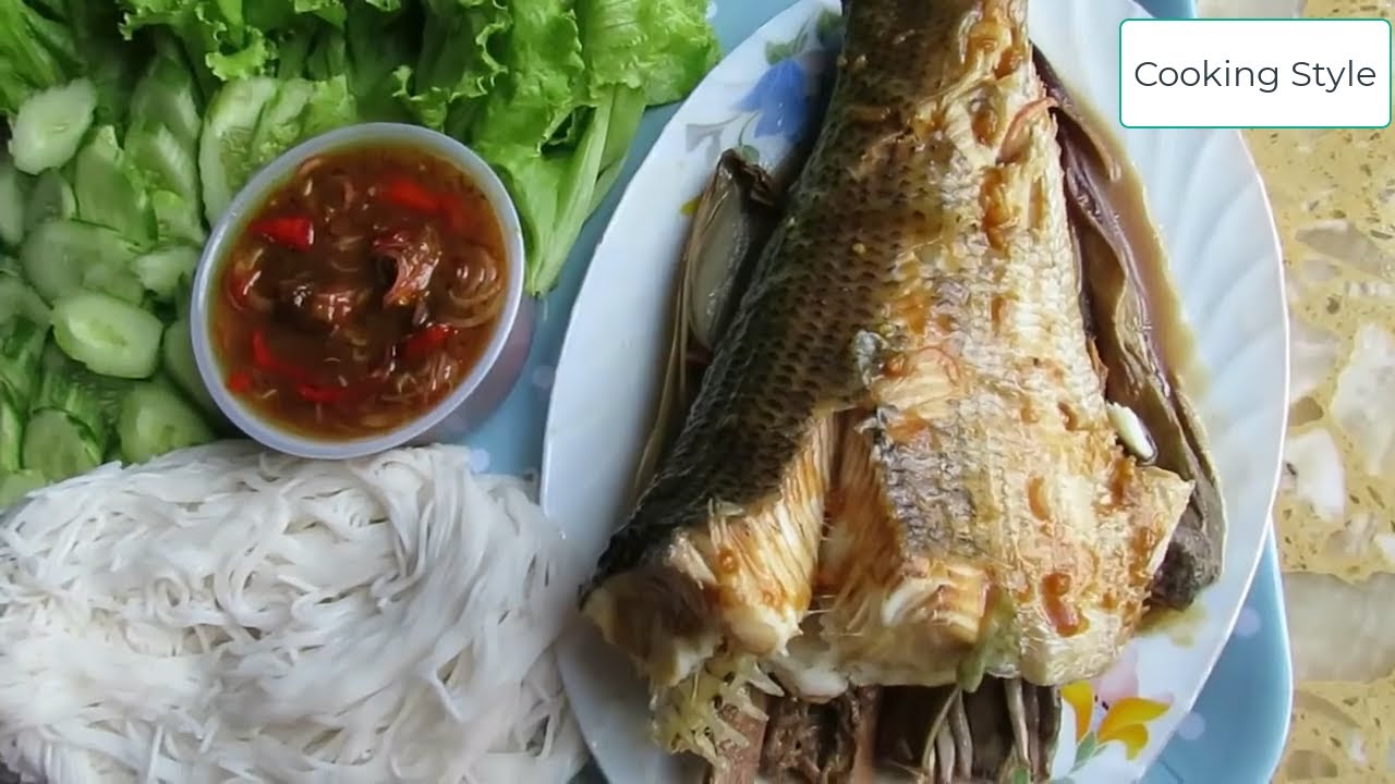 Yummy Snakehead Fish Roasted Fish - YouTube