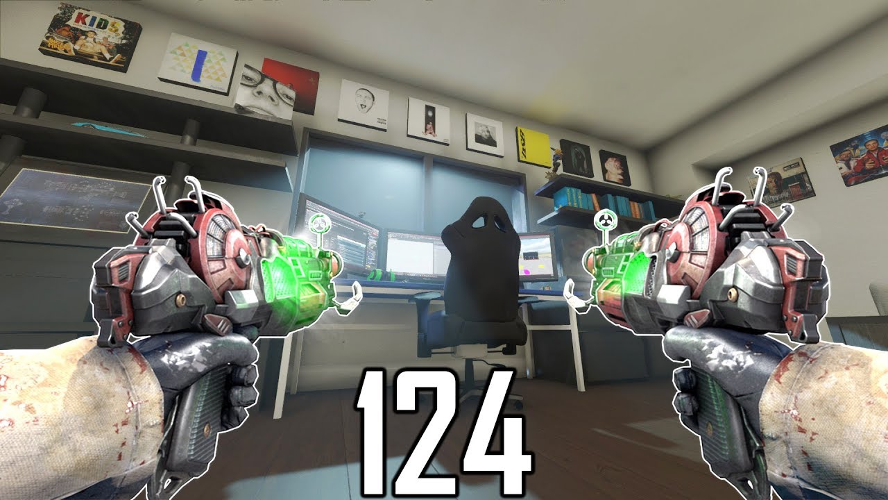 BEATING THE BIGGEST GUN GAME! (124 WEAPONS) - YouTube