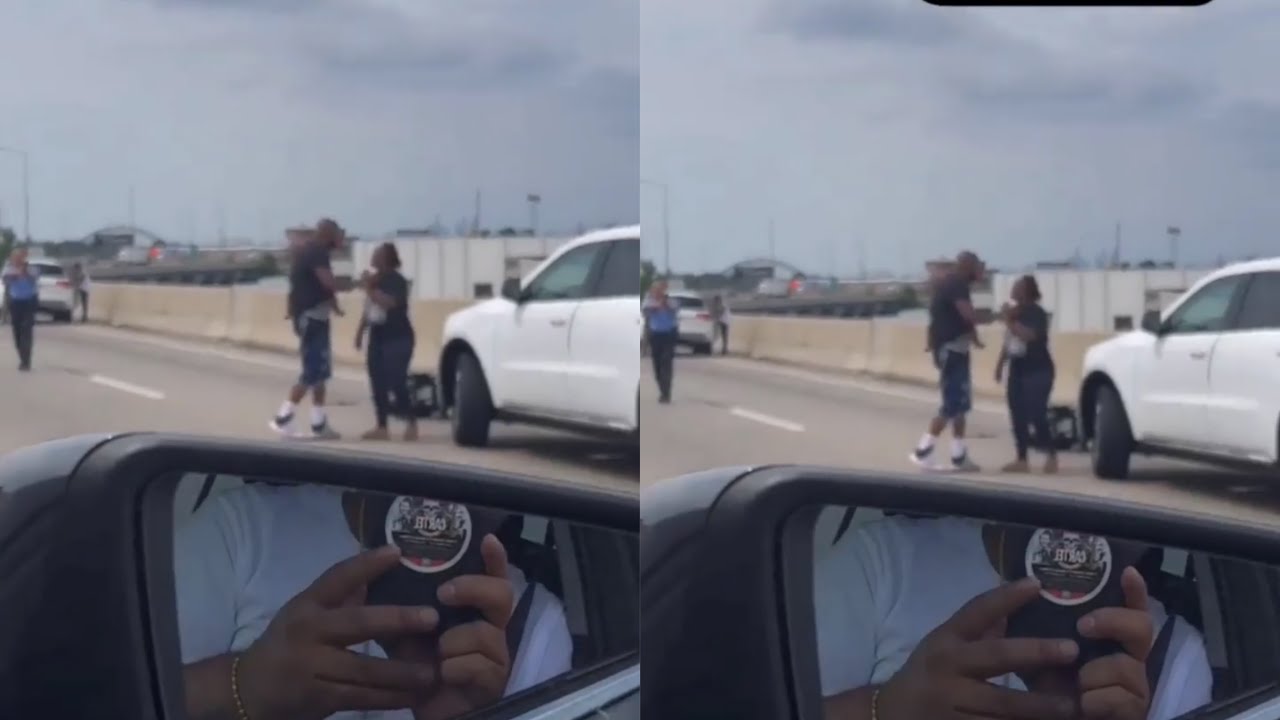 Video shows Man |Raheem Murph|threatening to throw baby off highway in ...