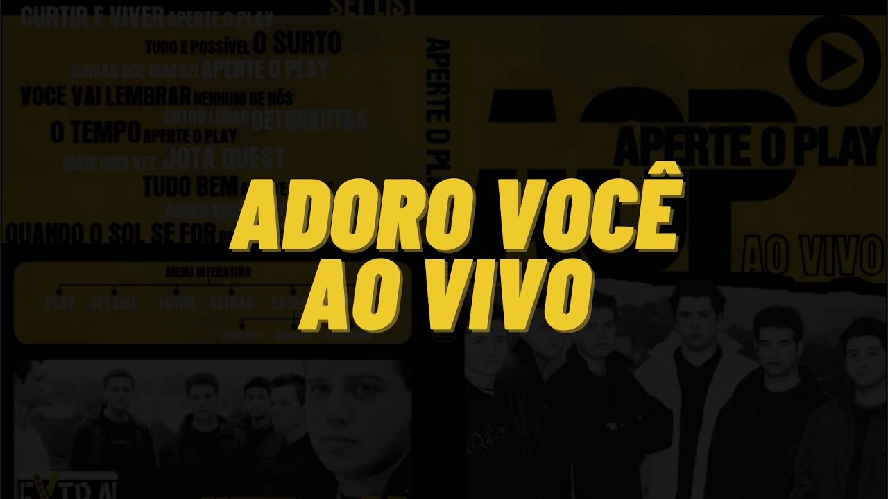 Adoro Você - Ao Vivo - YouTube