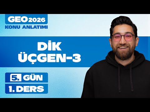 Dik Üçgen-3 | 60 Günde Geometri | 5.Gün 1.Ders | 2026
