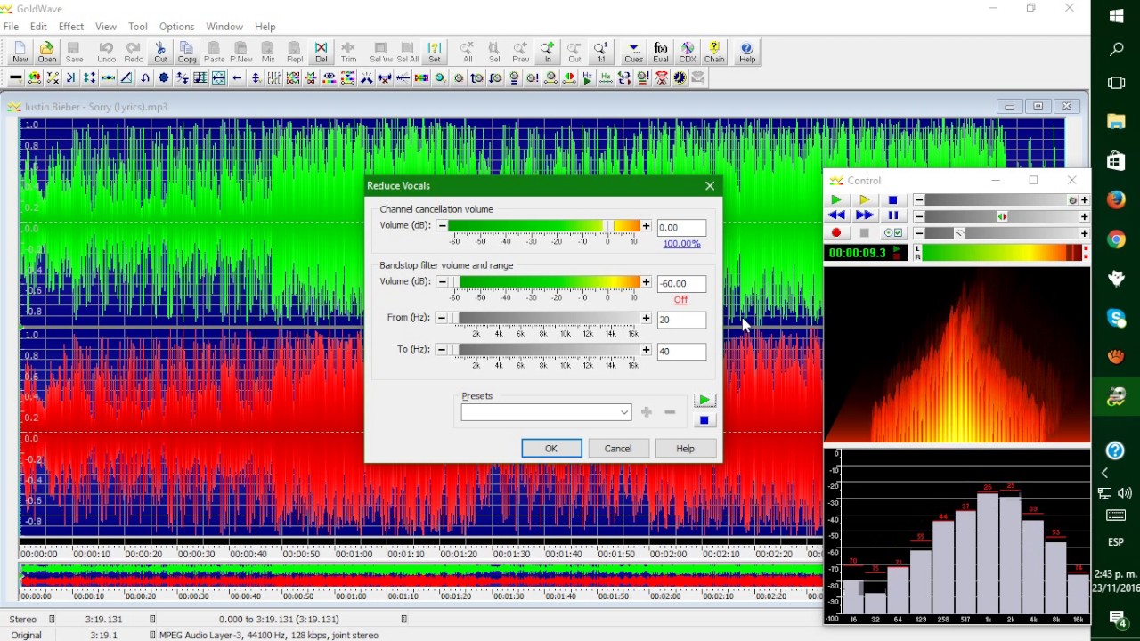 primer video como usar goldwave - YouTube