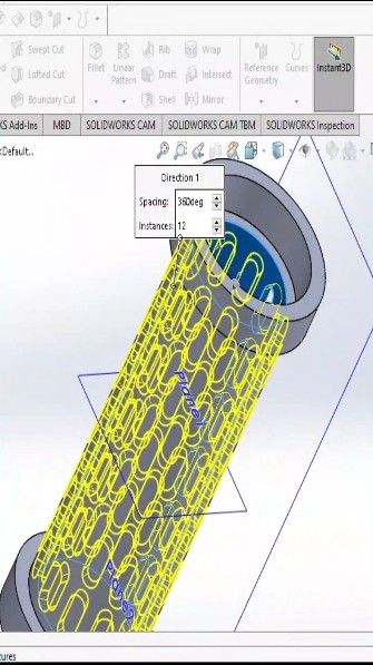 SolidWorks Speed Modeling: Filter Design Tutorial! Extrude + Cut ...