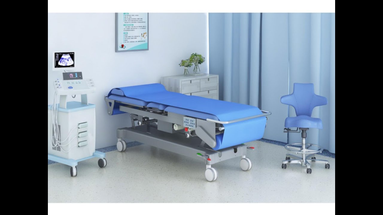 Snsek-SJC7005 Electric Ultrasound Scanning Table With Adjustment Bottom ...