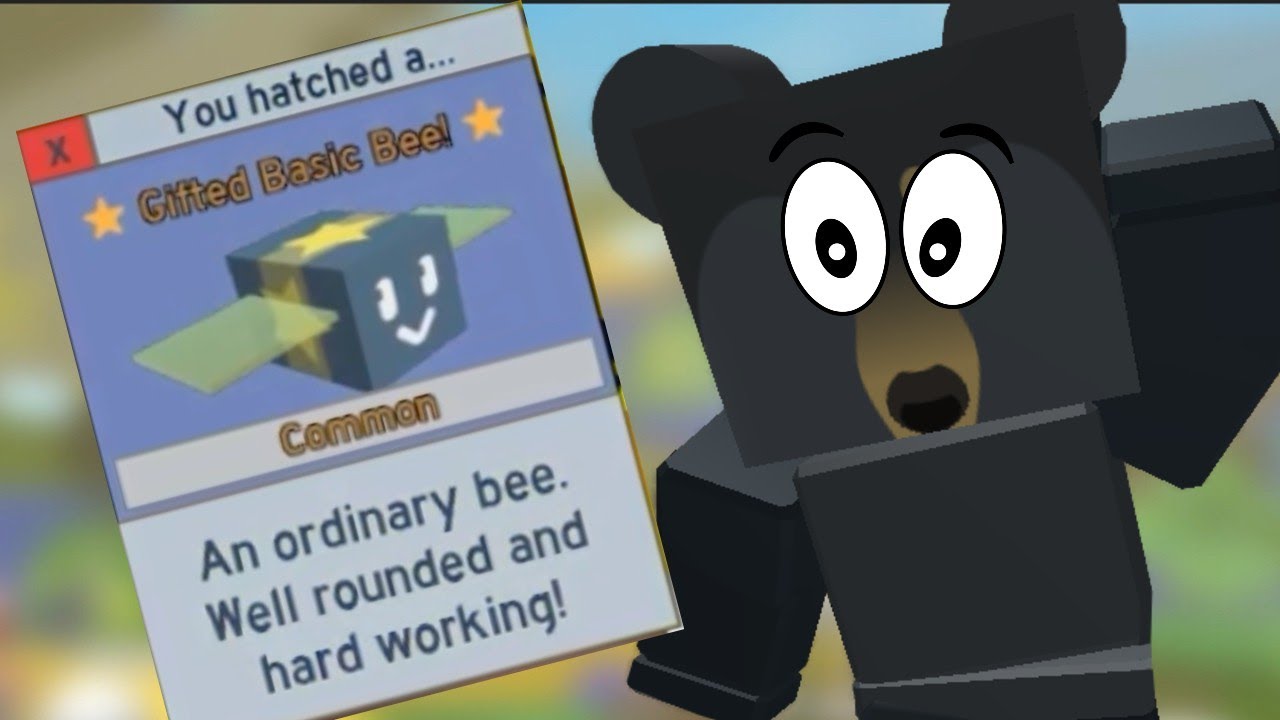 Getting Gifted Basic Bee from Basic Egg in Bee Swarm Simulator! - YouTube