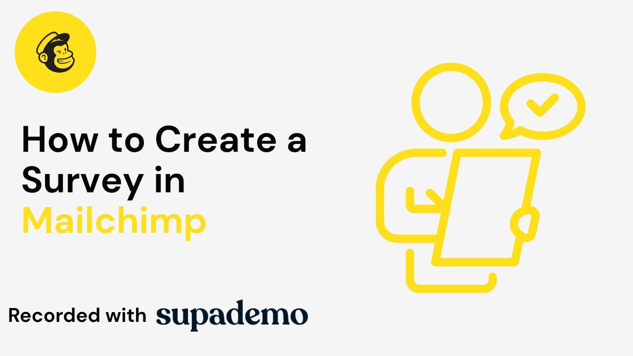 How to Create a Survey in Mailchimp - YouTube