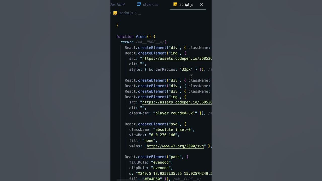 Streaming Dashboard Using React Mind Blowing Codepen 16 React Javascript Html Css