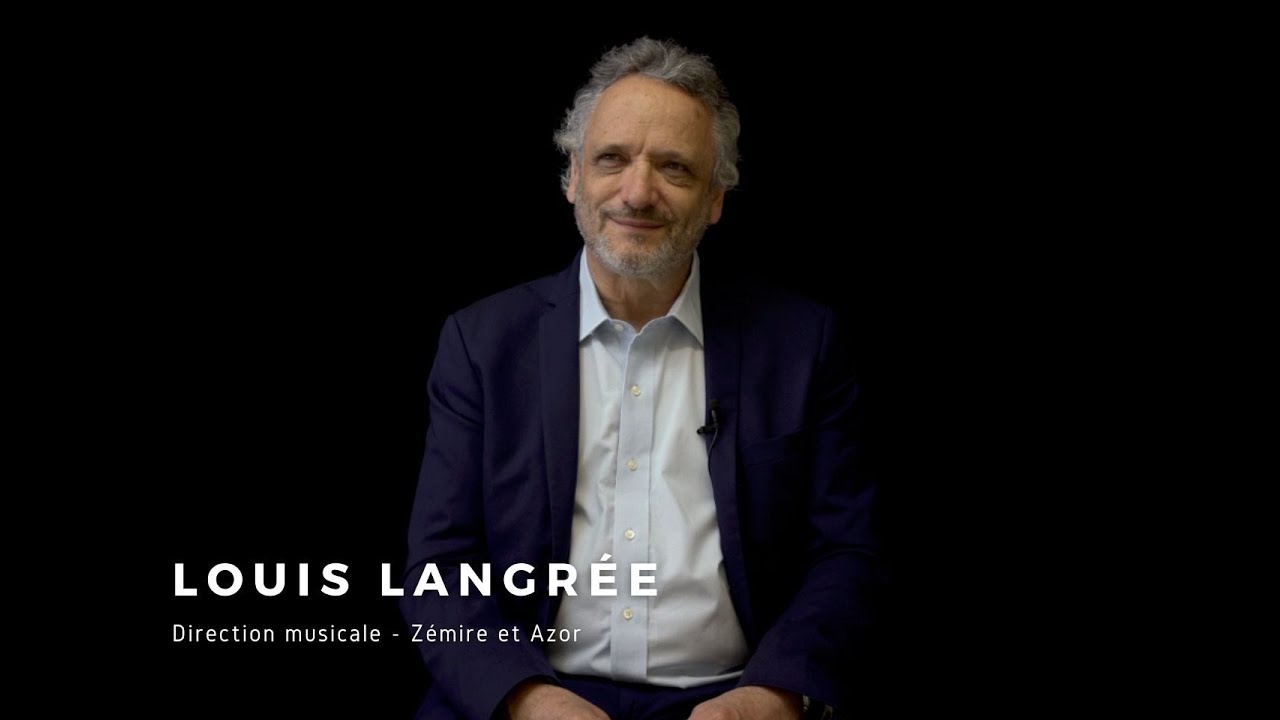 Rencontre avec Louis Langrée - Zémire et Azor - YouTube