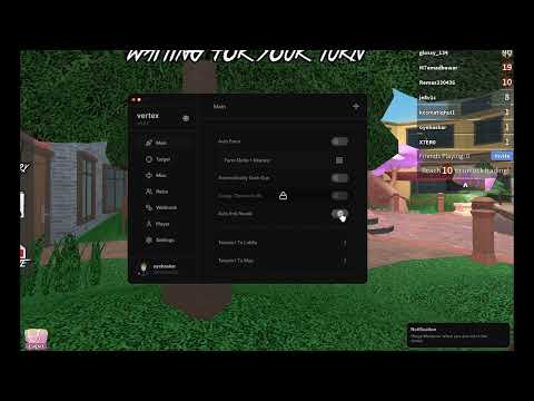 Vertex Hub Script for MM2 [No Key]  - Auto Farm, Silent Aim, Auto Kill