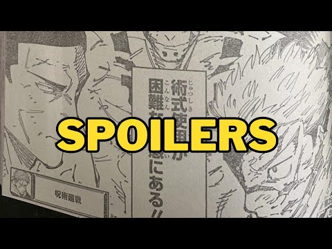 Todo Returns!? | Choso Sacrifices Himself! | Jujutsu Kaisen Chapter 259 ...