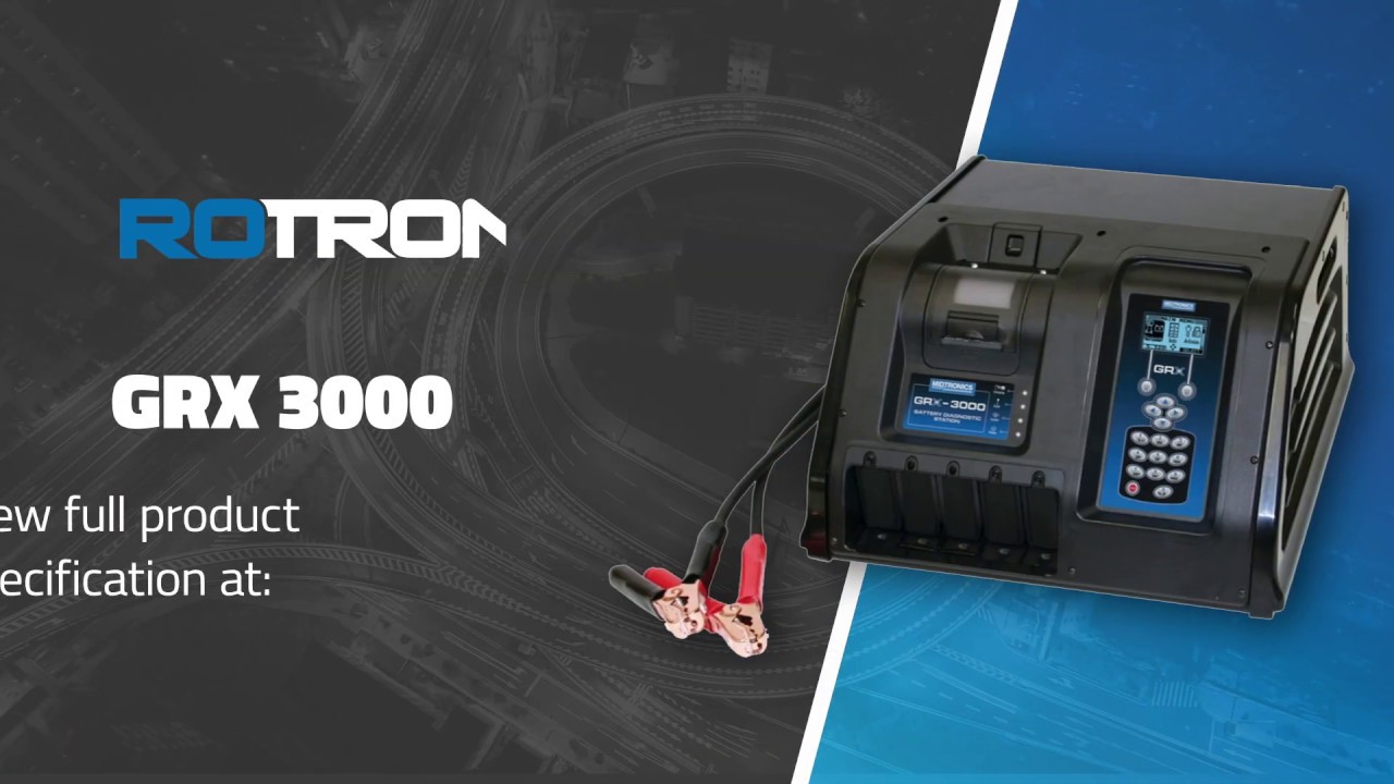 How to use the Midtronics GRX3000 Diagnostic station - YouTube