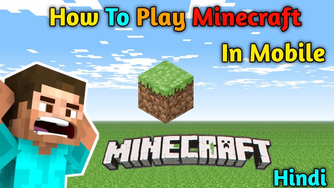 How To Play Minecraft In Mobile | Minecraft Basic For New Players In ...