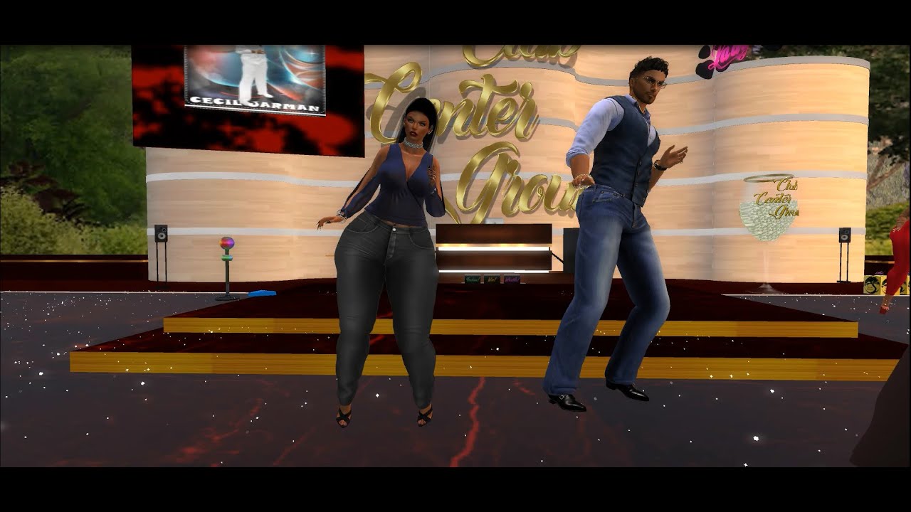 A party at Club Center Ground Cecil Jarman playing - YouTube