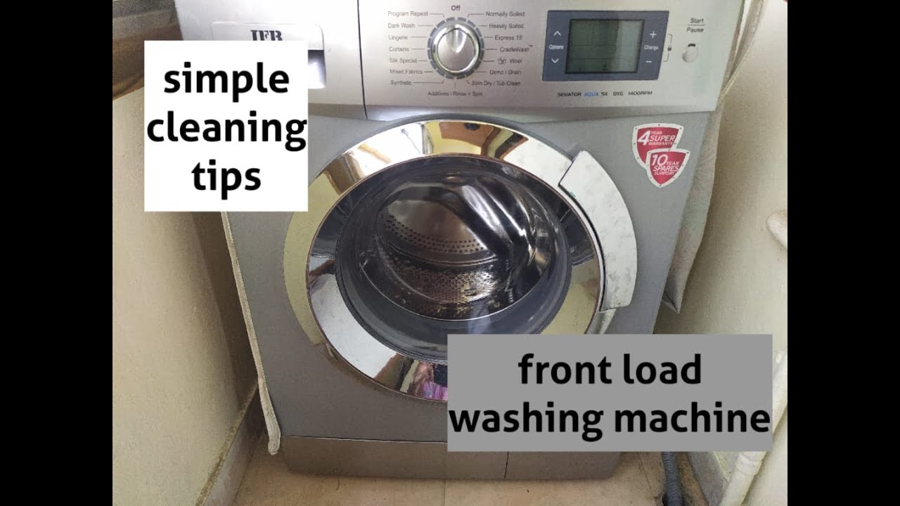 Washing machine cleaning tips | Front load washing machine cleaning ...