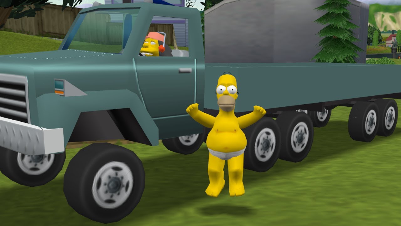 The Simpsons Hit & Run - Springfield Pool-Mobile Mod by Maz - YouTube