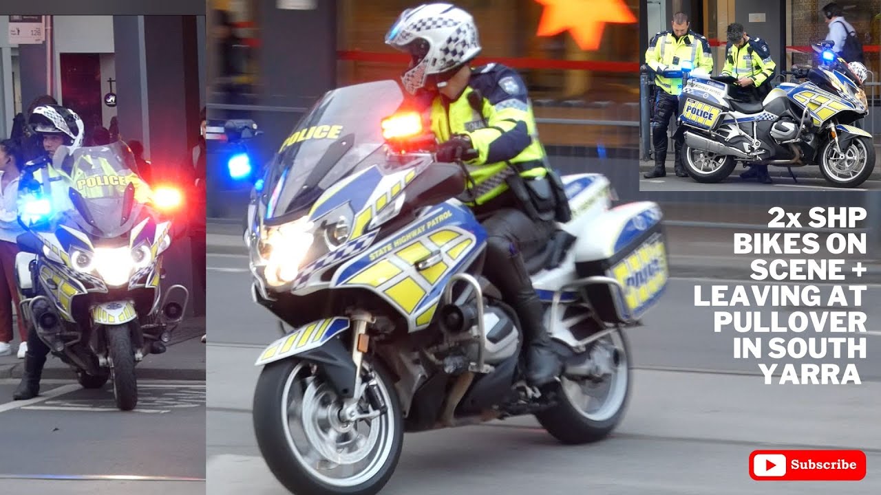 VICPOL // State Highway Patrol Motorbikes - On Scene | Pullover, South ...