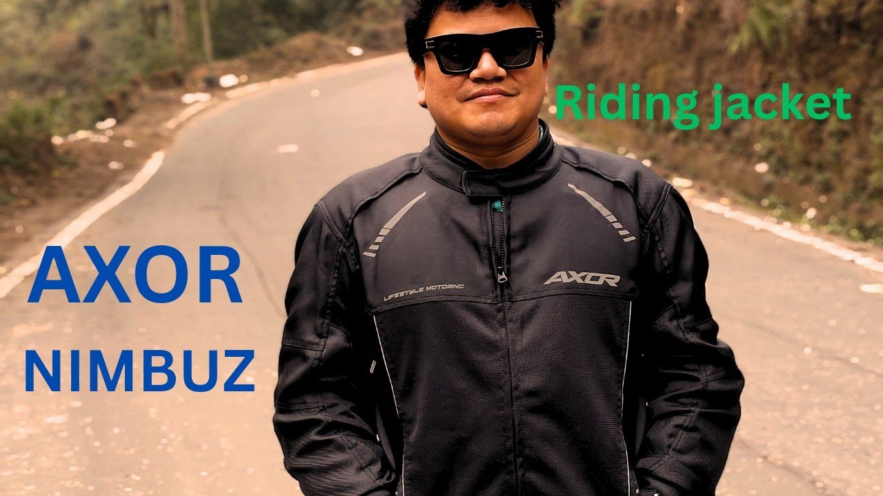 AXOR NIMBUZ BLACK XL RIDING JACKET - YouTube