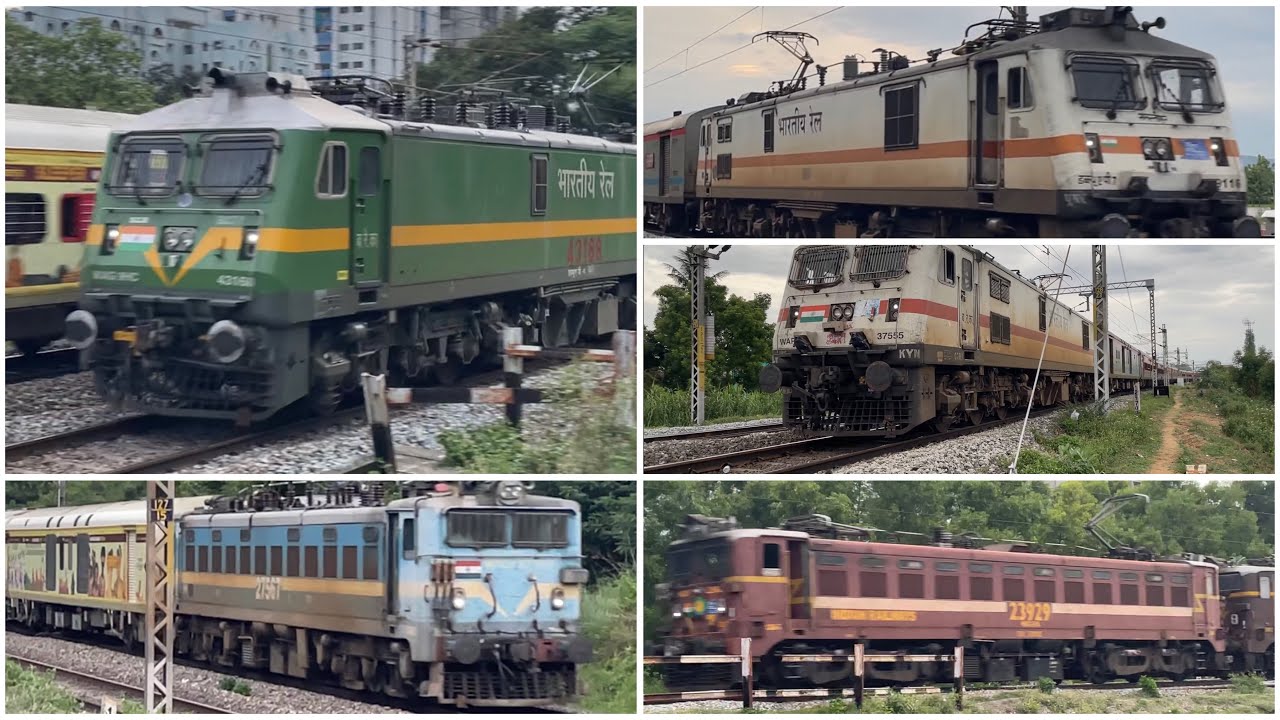 High Speed crossing Indian Railways | High speed Indian Railway ...
