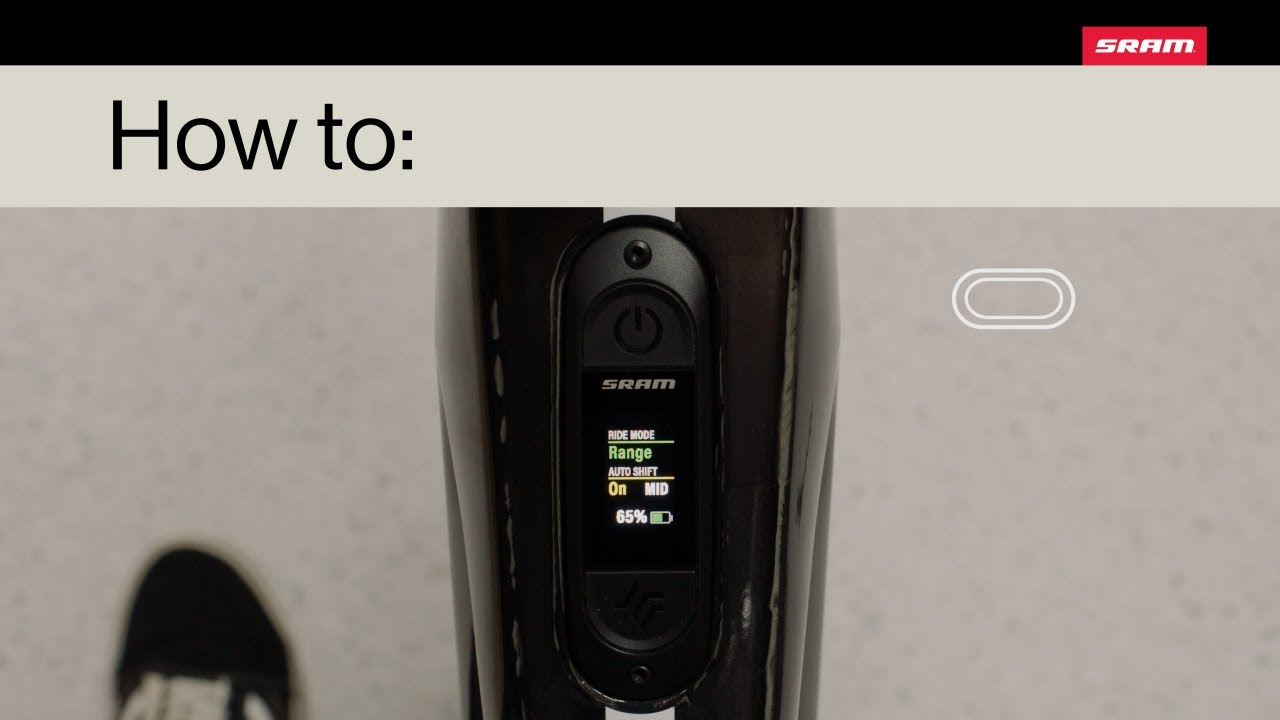 SRAM Eagle Powertrain | How to: Enable Push Mode - YouTube