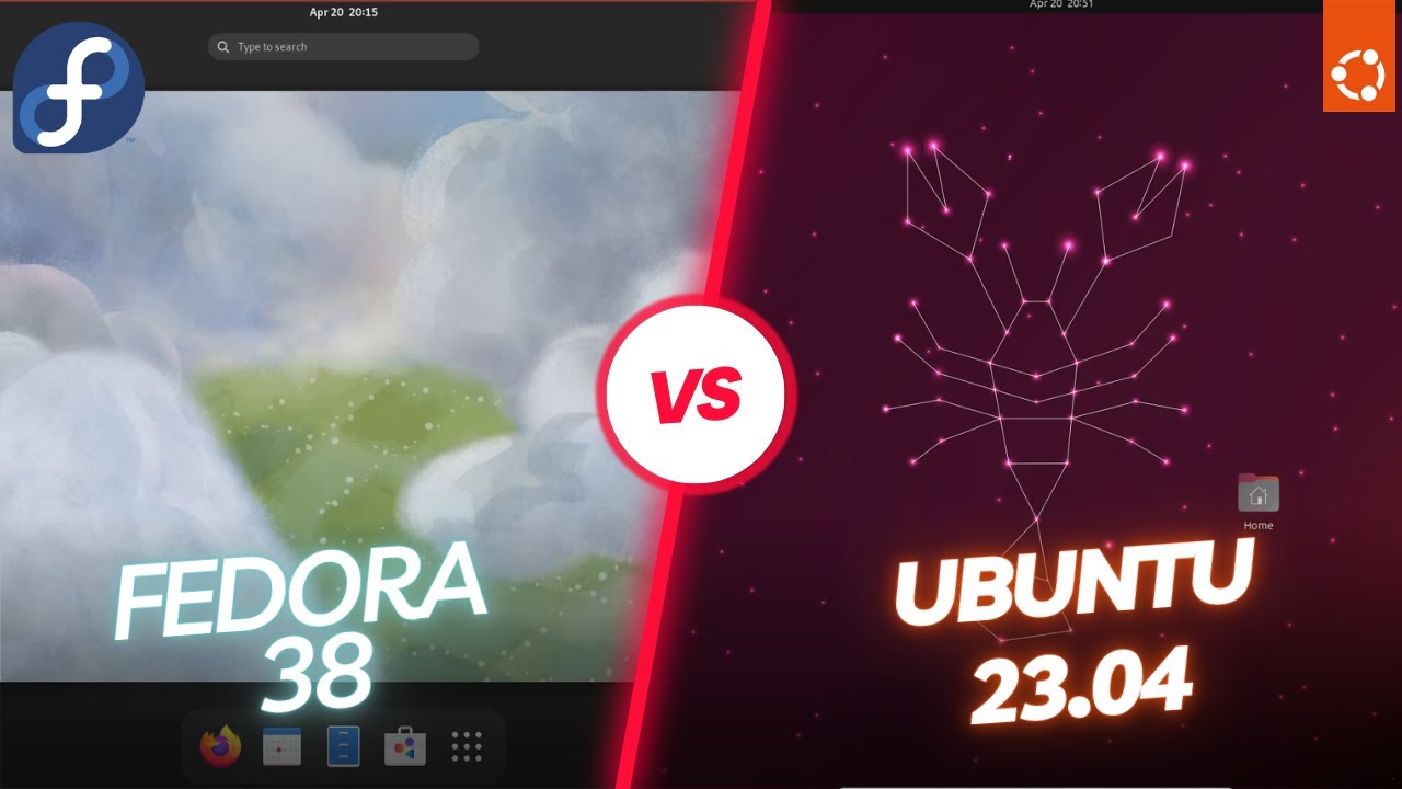 Fedora 38 VS Ubuntu 23.04 (RAM Consumption) - YouTube