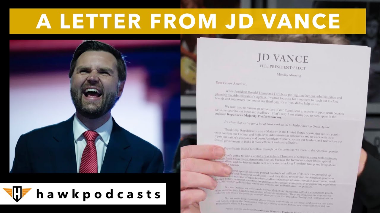 A Letter from JD Vance - YouTube