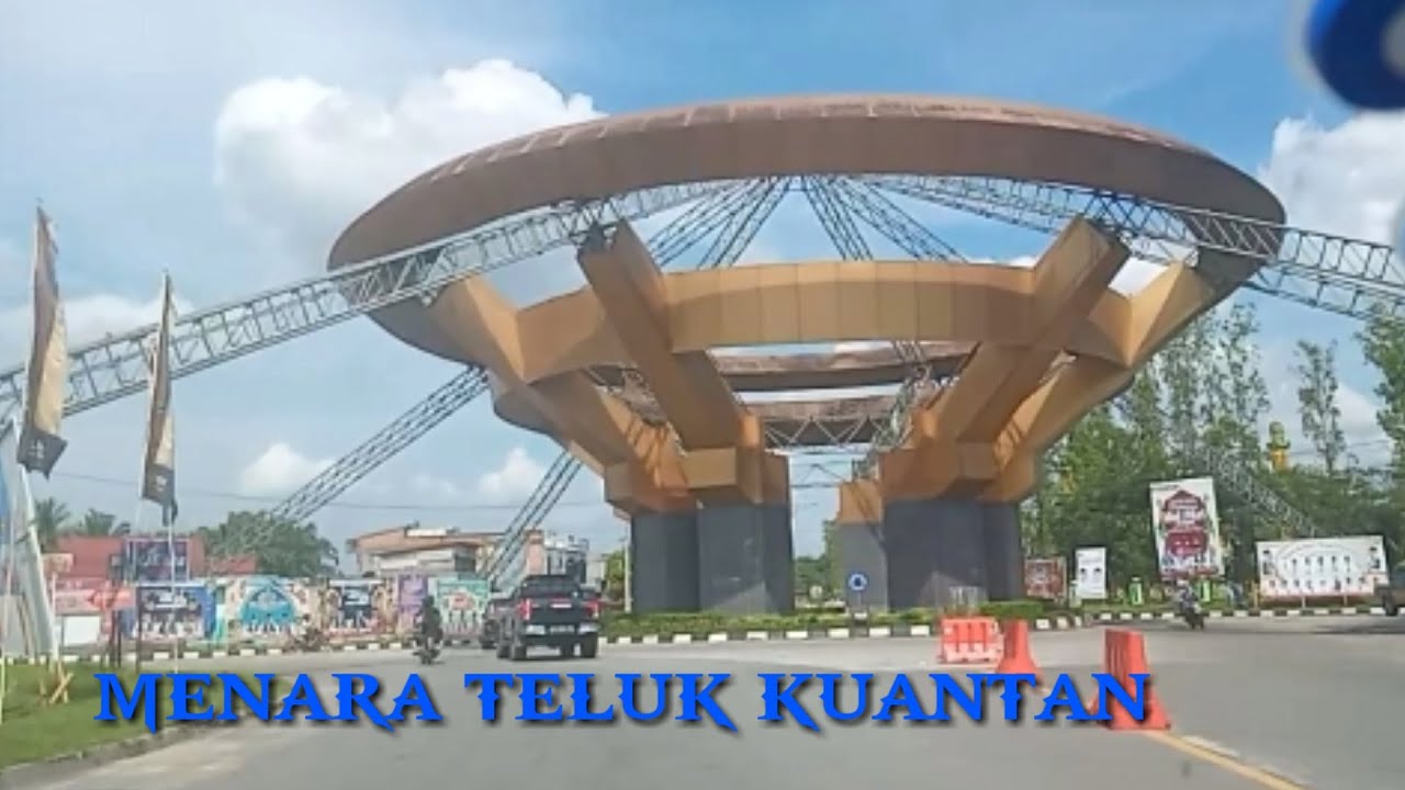 JALANAN KOTA TELUK KUANTAN, PROVINSI RIAU, INDONESIA - YouTube
