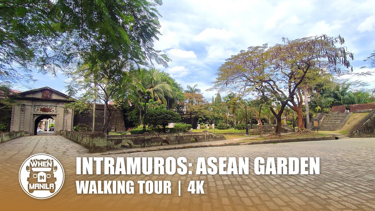 Intramuros Walking Tour | ASEAN Garden Inside Puerta del Parian ...