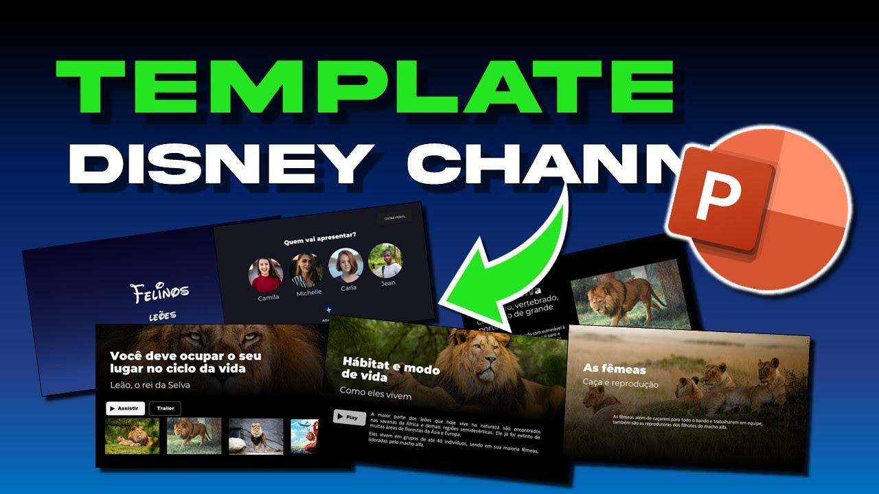 Template Disney Channel no PowerPoint - YouTube
