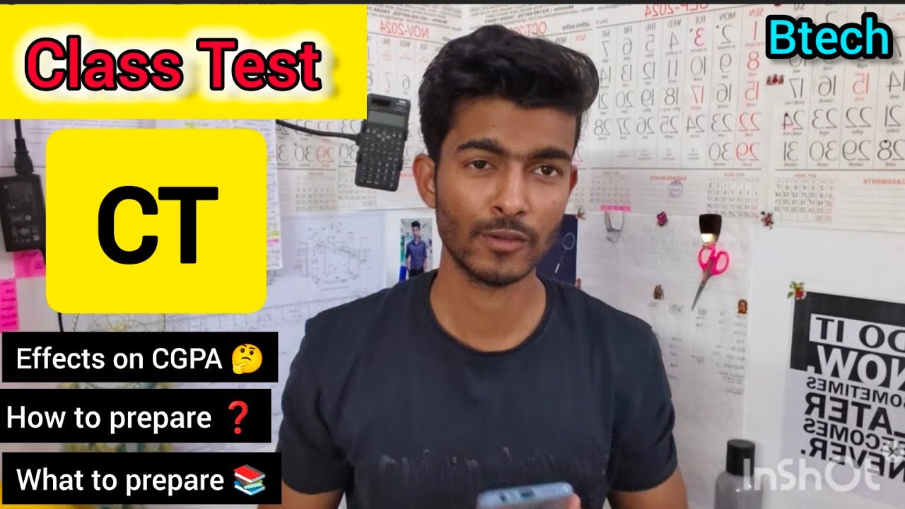 CLASS TEST (CT) || HOW TO PREPARE ⁉️ || BTech || AKTU - YouTube